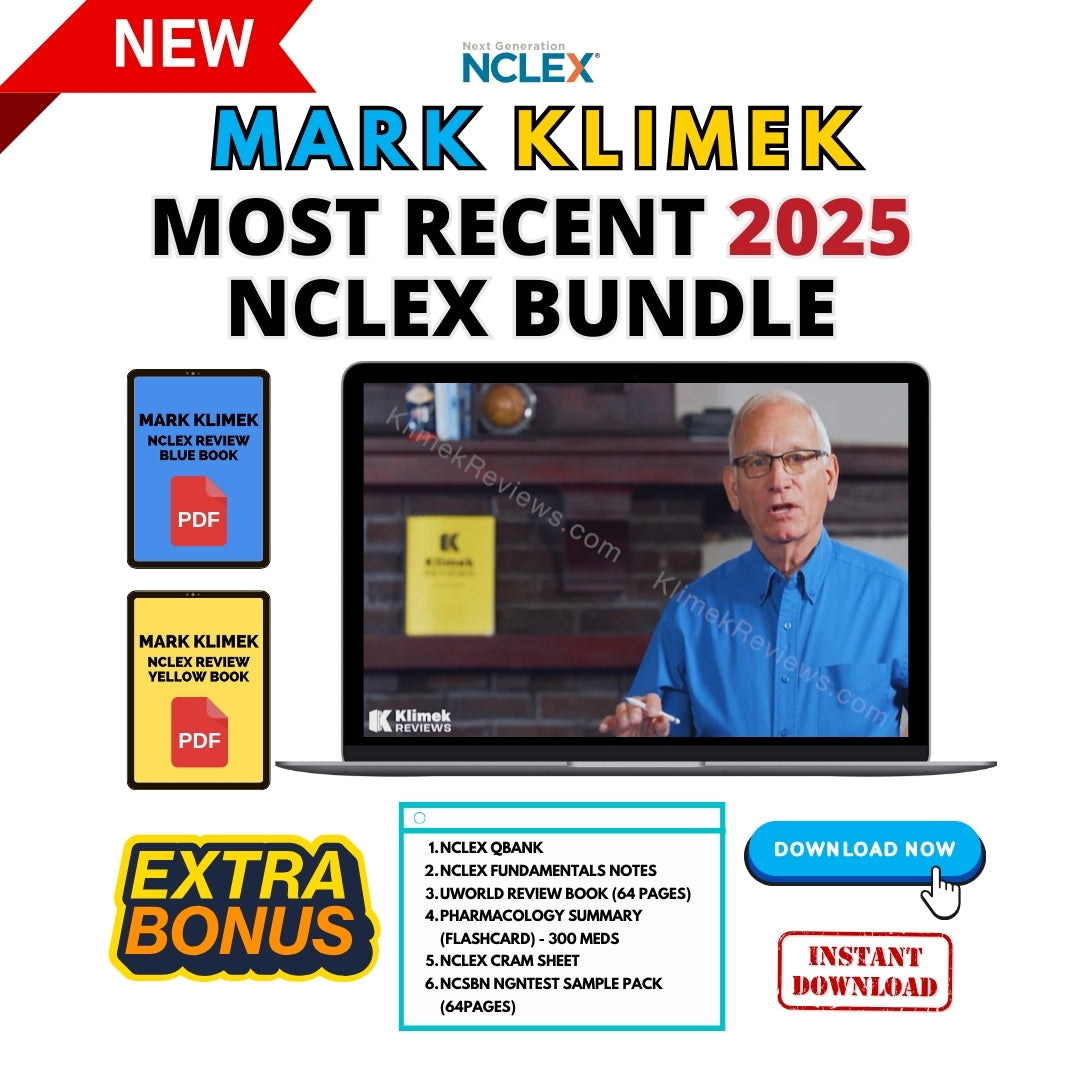 Mark Klimek 2025 Next Gen NCLEX MEGA Bundle - Latest Video Lectures ...